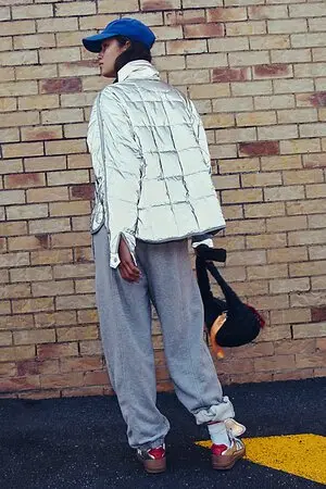 Free People Pippa Reflective Packable Puffer Jacket