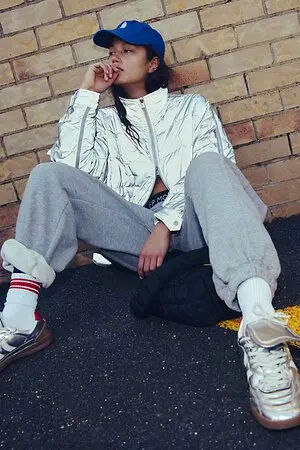 Free People Pippa Reflective Packable Puffer Jacket
