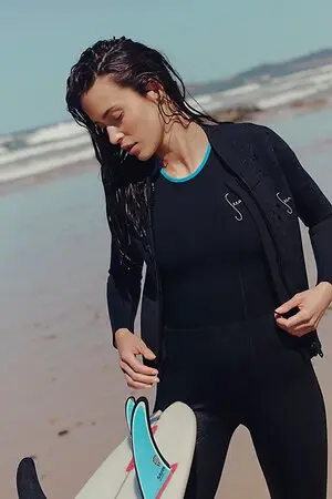 SELEZZA Haze Yulex Surf Top - Black