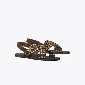 Tory Burch Cross-band Sandal - Mustang
