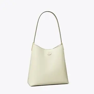 Tory Burch Robinson Spazzolato Hobo Bag - Shea Butter