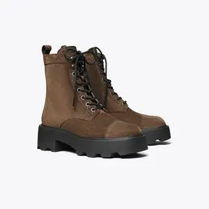 Lug Sole Brown Boots for Women