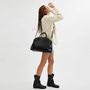 COACH Soft Empire Carryall 40 In Natural Grain Leather