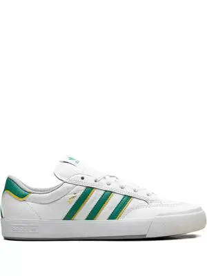 Adidas Nora Three-stripe Leather Sneakers