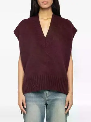 Zadig&Voltaire V-neck Vest With Side Ties