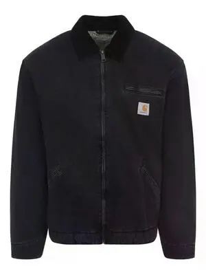 Carhartt Work In Progress Og Detroit Zip-up Jacket - Black