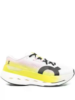 On Cloudboom Logo-print Sneakers - Yellow