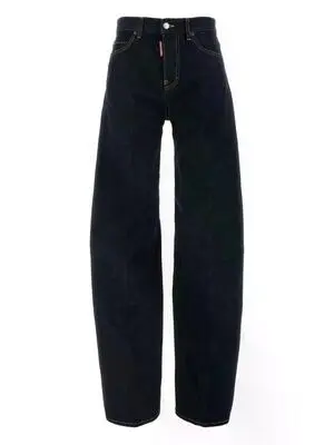 Dsquared2 Wide-leg Cotton-blend Jeans