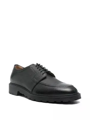 Bally Eduard Textured-leather Derby Shoes