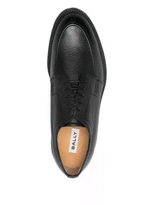 Bally Eduard Textured-leather Derby Shoes