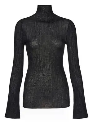 FERRAGAMO High-neck Flared-cuff Sweater