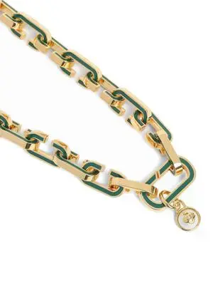 Casablanca Enamelled Chain Necklace