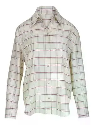 Vince Checked Pattern Shirt