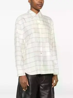 Vince Checked Pattern Shirt