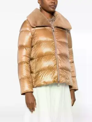 Herno Fur-trimmed Puffer Jacket