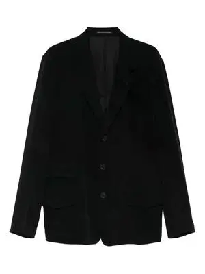 Yohji Yamamoto Three-button Patch-pocket Blazer
