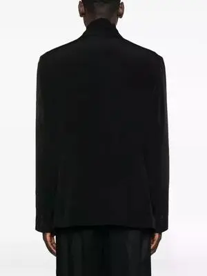 Yohji Yamamoto Three-button Patch-pocket Blazer