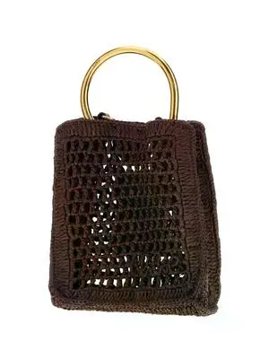 Chloé Raffia Circle-handle Tote