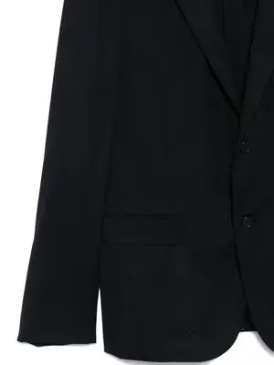 LANVIN Buttoned Single-breasted Blazer - Black