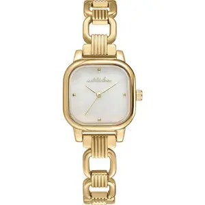 Ettika Classic Square Bracelet Watch - Mother Of Pearl