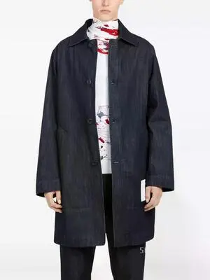 FERRAGAMO Denim Buttoned Coat