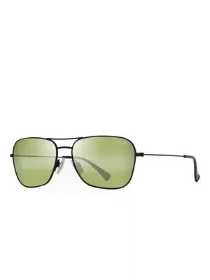 Maui Jim Na‘auao Pilot-frame Sunglasses - Black