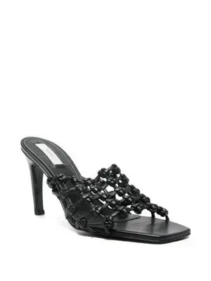 TOTEME 85mm Knotted Leather Sandals