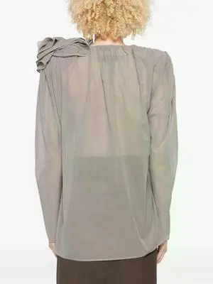 Magda Butrym Rose-embellished Blouse