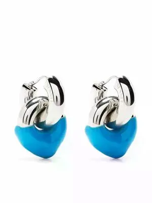 Sunnei Rubberized Hoop Earrings