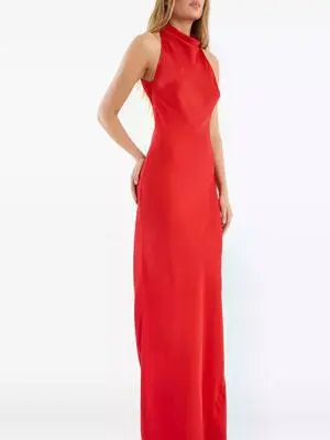 ROTATE BY BIRGER CHRISTENSEN Cowl-neck Maxi Dress