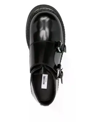 Moschino Double-buckle Platform Shoes