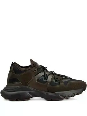 TOD'S Mesh-panelled Chunky Sneakers - Brown