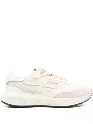 Premiata Leather-panel Low-top Sneakers