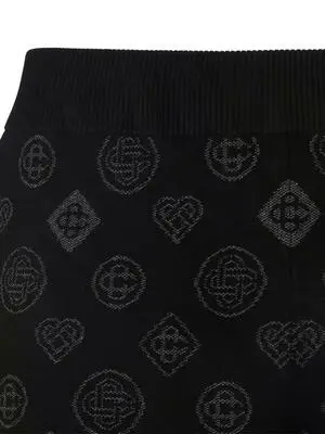Casablanca Logo-pattern Knitted Trousers