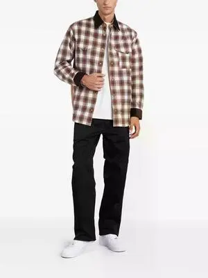 Junya Watanabe Checked Corduroy-paneled Overshirt