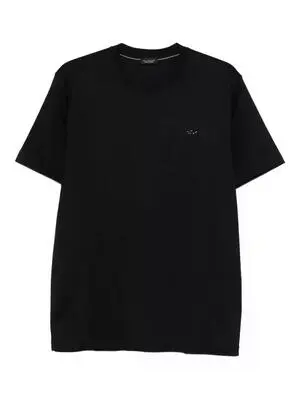 Paul & Shark Embroidered Logo T-shirt - Black