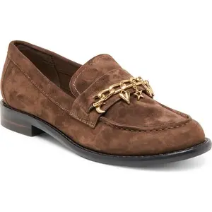 Dolce Vita Waylen Charm Loafer - Dark Brown Suede