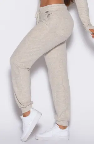 BOMBSHELL SPORTSWEAR Cuddle Up Joggers - Cozy Oat