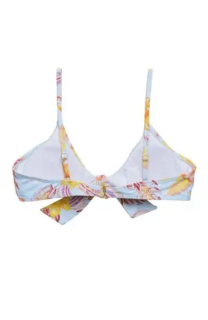 SNAPPER ROCK Bow Front Tropical Bikini Top