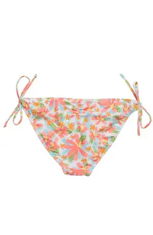 SNAPPER ROCK Sustainable Print Side Tie Bikini Bottom
