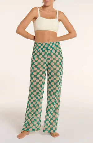 HERMOZA Nora High-waisted Pants Cover-up