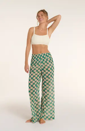 HERMOZA Nora High-waisted Pants Cover-up