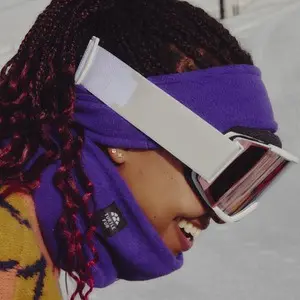 Turtle Fur Double-layer Fleece Headband - Amethyst