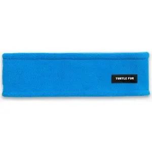 Turtle Fur Double-Layer Fleece Headband Blue
