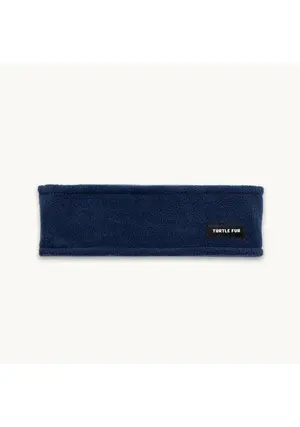 Turtle Fur Double-Layer Fleece Headband Navy