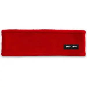 Turtle Fur Double-layer Fleece Headband - Red
