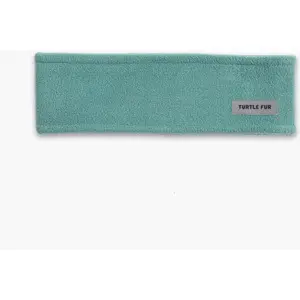 Turtle Fur Double-layer Fleece Headband - Sea Green