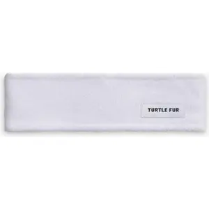 Turtle Fur Double-Layer Fleece Headband White