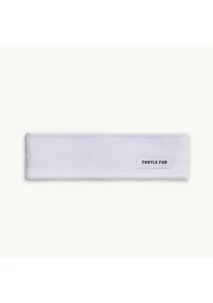 Turtle Fur Double-Layer Fleece Headband White
