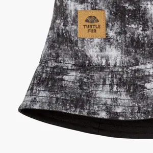 Turtle Fur Drifter Reversible Bucket Hat - Carbon Copy